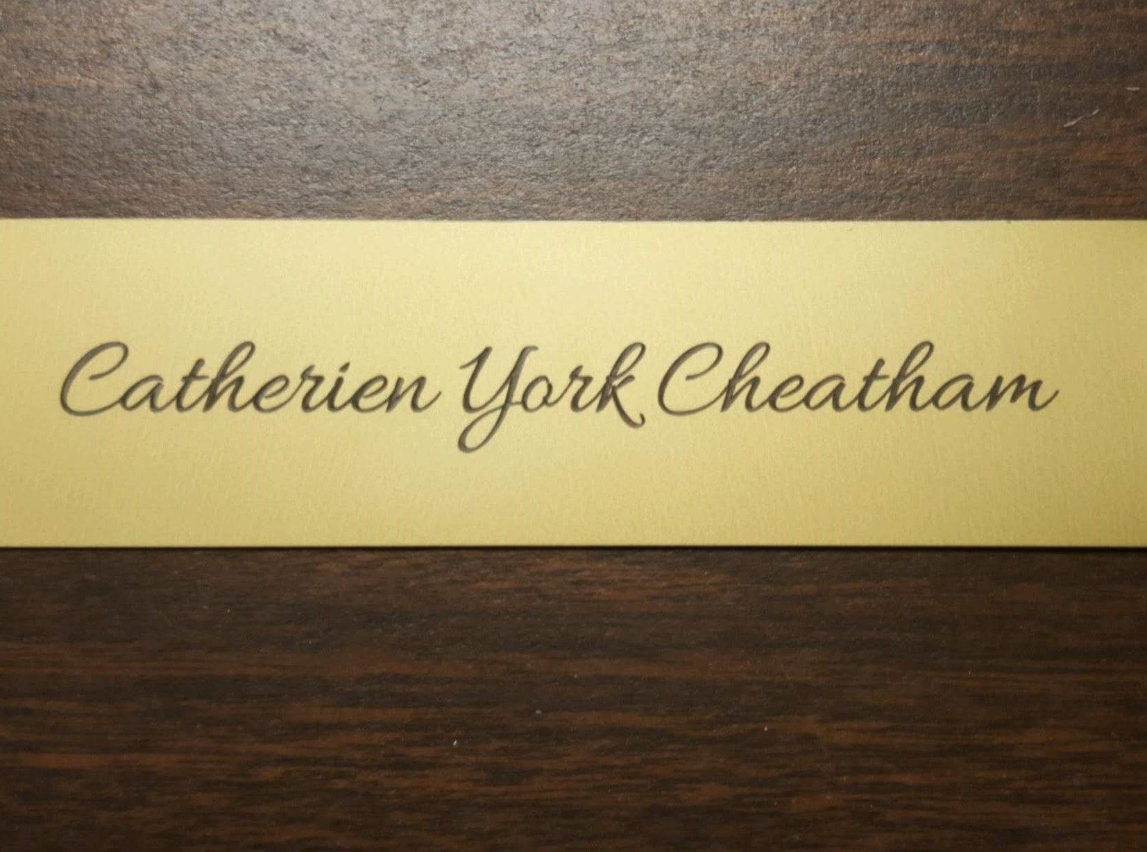 Name Plate - Medium | Sharp's Plaque Master