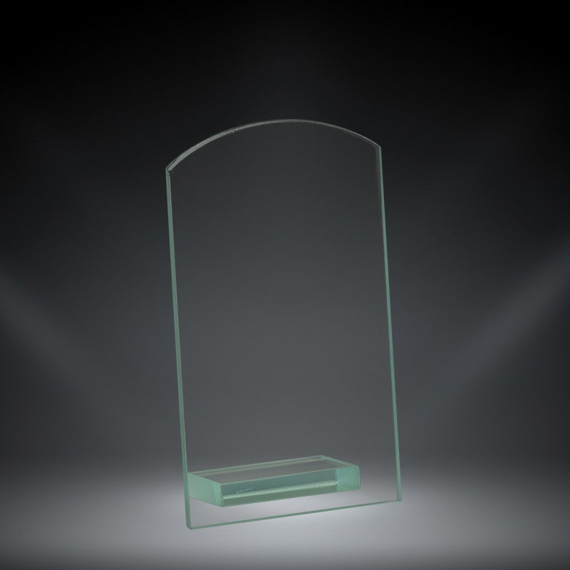 Curved Rectangle Glass | Sharp's Plaque Master